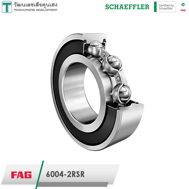 FAG 6004-2RSR ตลับลูกปืนขนาด 20x42x12 Bearing