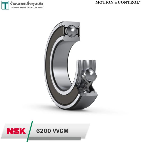 NSK 6200 VVCM ตลับลูกปืน 10-30-9 Deep Groove Ball Bearing
