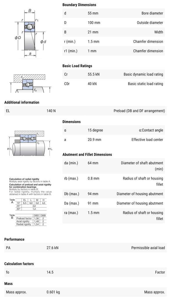 NSK 7211 CTYNSULP4 Super Precision Bearing Size 55-100-21