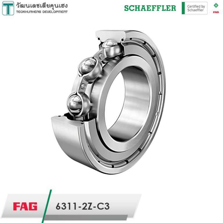 FAG 6311-2Z-C3 Deep Groove Ball Bearing Size 55x120x29