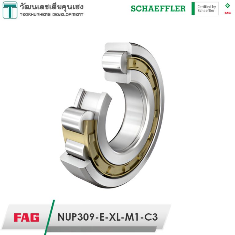 FAG NUP309-E-XL-M1-C3 ตลับลูกปืน 45x100x25 Bearing